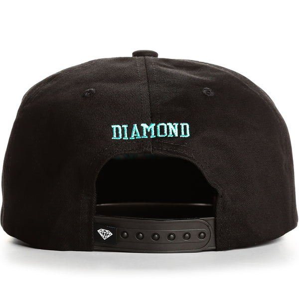 Diamond Brilliant Deconstructed Snapback - Black - New Star